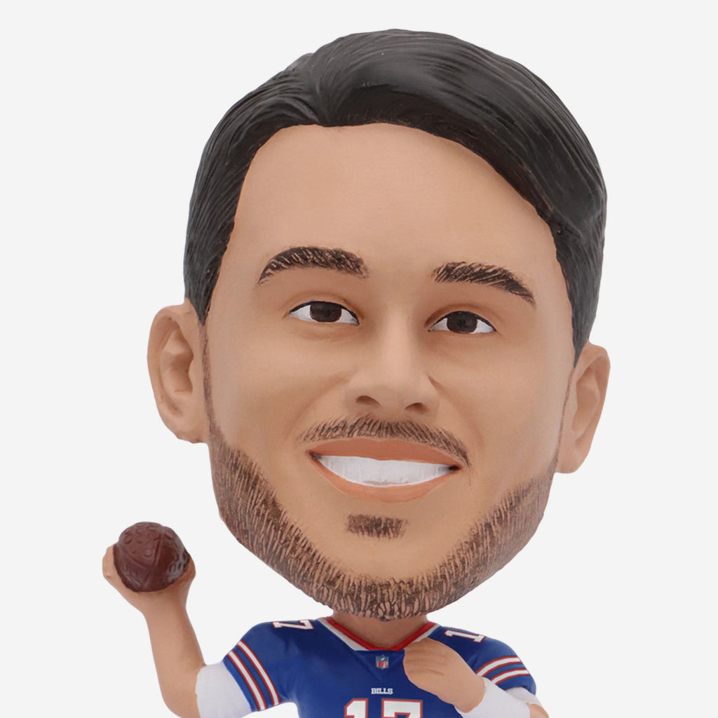 Josh Allen Buffalo Bills Field Stripe Mini Bighead Bobblehead FOCO