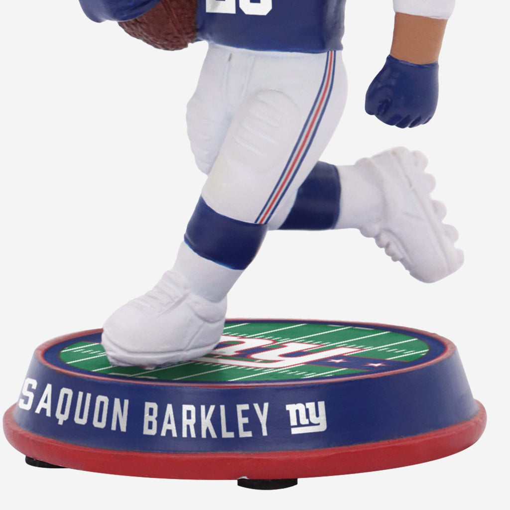 Saquon Barkley New York Giants Field Stripe Mini Bighead Bobblehead FOCO