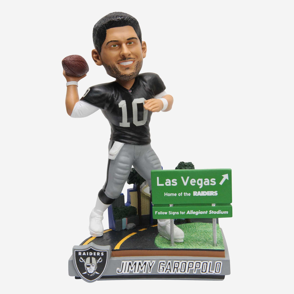 Jimmy Garoppolo Las Vegas Raiders Next Stop Bobblehead FOCO