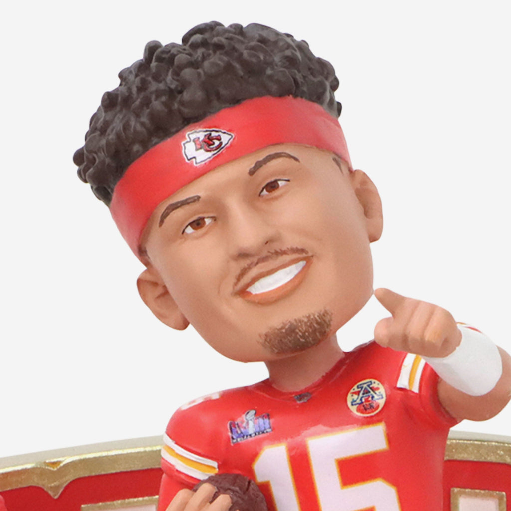 Patrick Mahomes Kansas City Chiefs 3x Super Bowl MVP Bobblehead FOCO