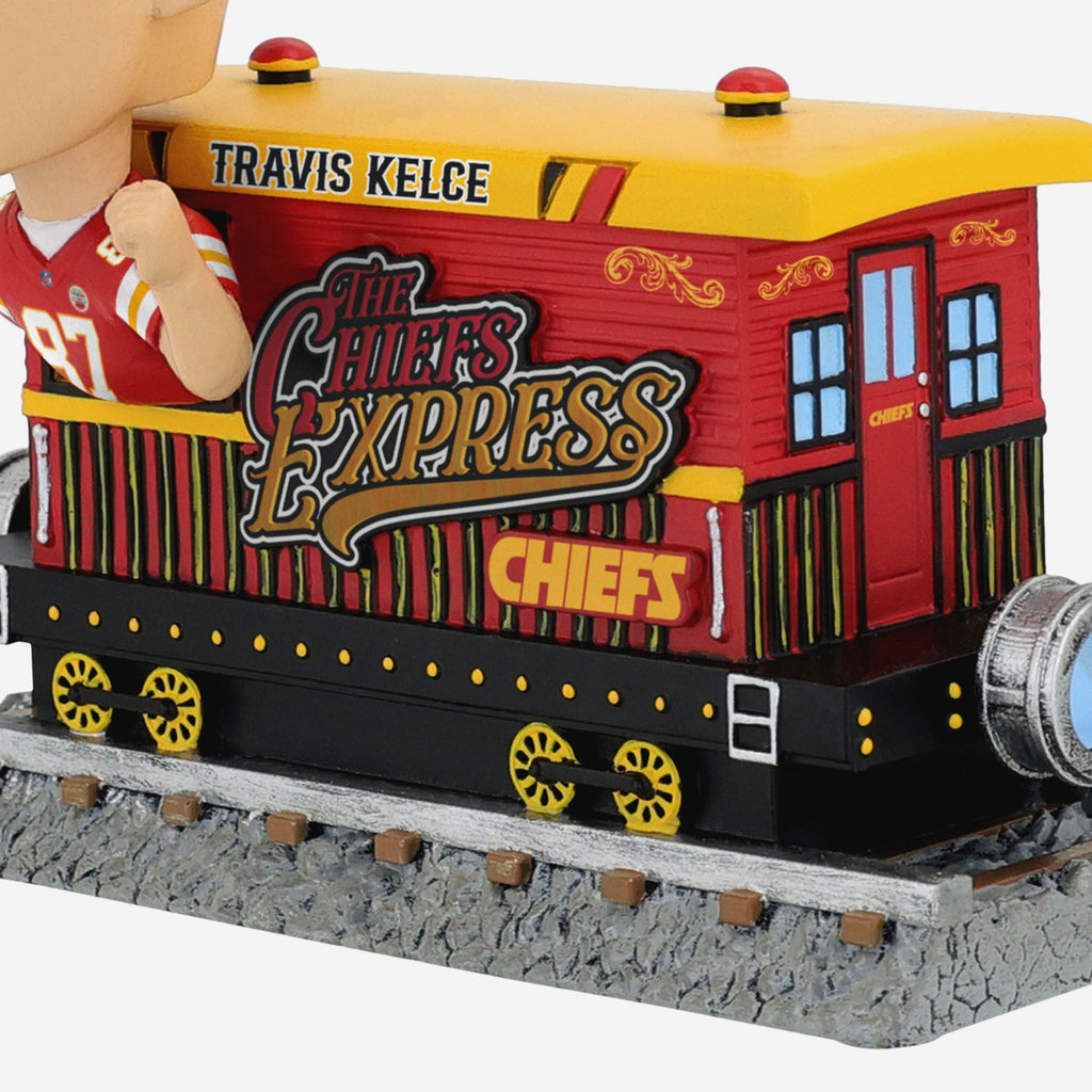 Travis Kelce Kansas City Chiefs Express Train Bobblehead FOCO