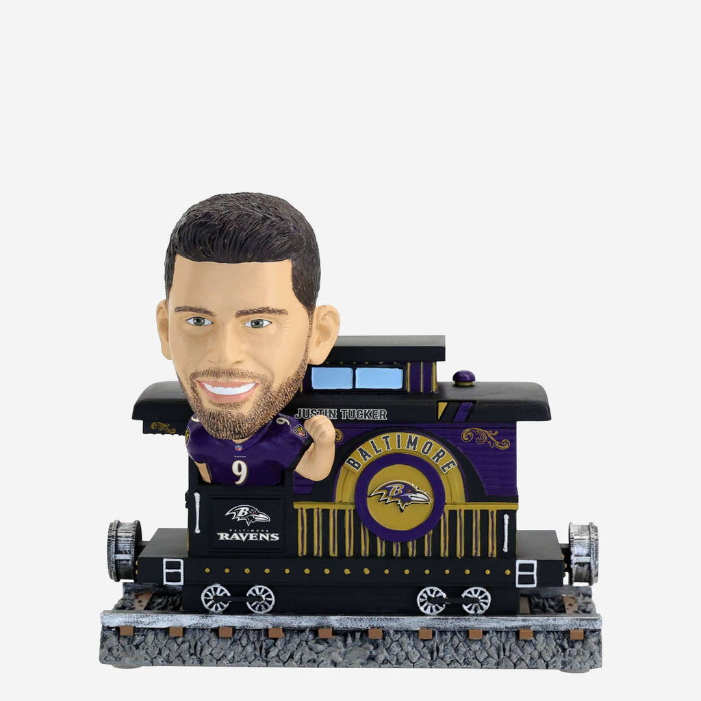 Justin Tucker Baltimore Ravens Express Train Bobblehead FOCO