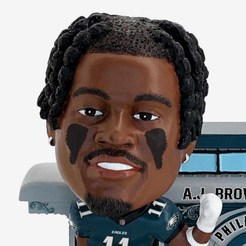 AJ Brown Philadelphia Eagles Express Train Bobblehead FOCO