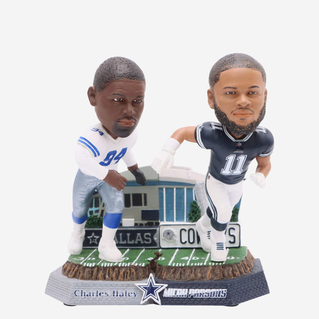 Charles Haley & Micah Parsons Dallas Cowboys Then and Now Bobblehead FOCO