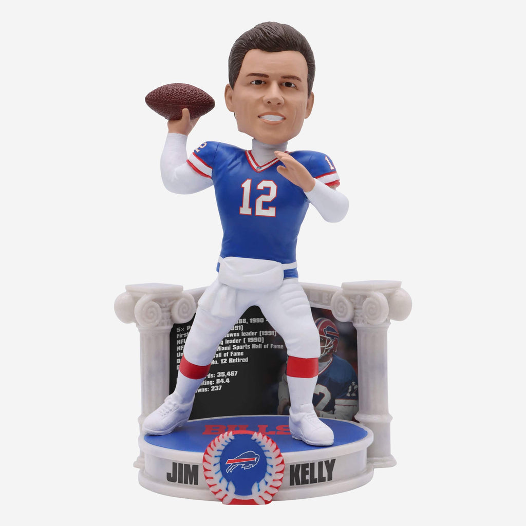 Jim Kelly Buffalo Bills Career Retrospective Bobblehead FOCO