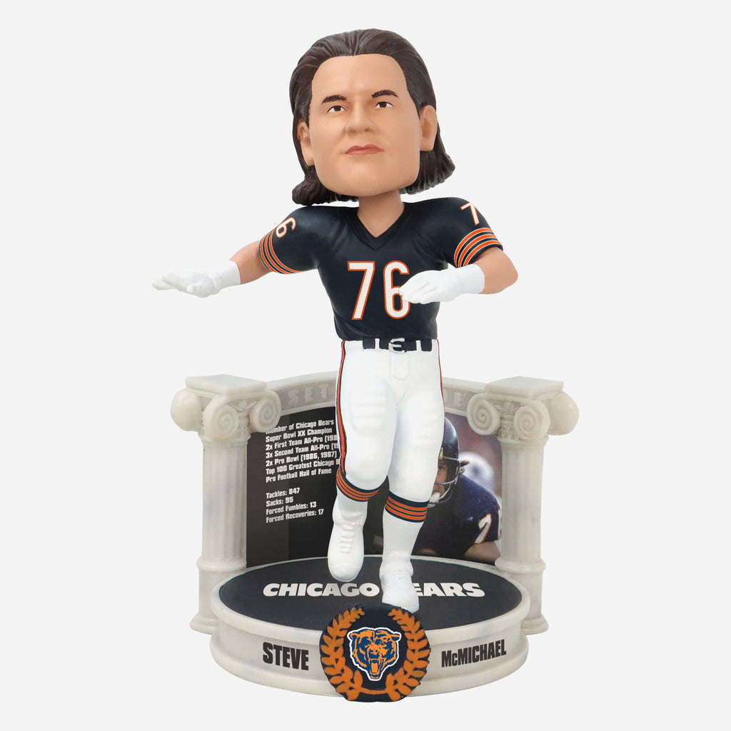 Steve McMichael Chicago Bears Career Retrospective Bobblehead FOCO
