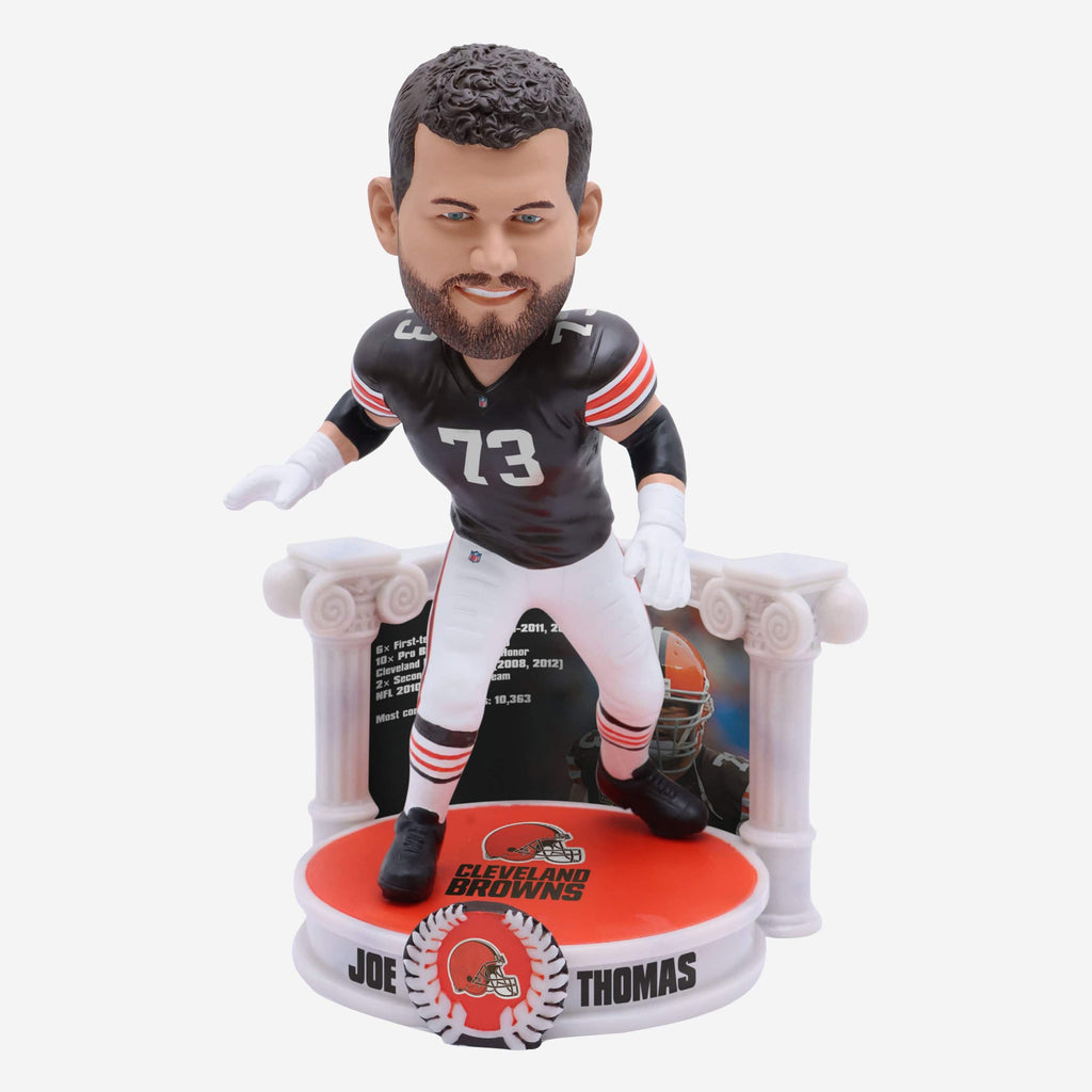 Joe Thomas Cleveland Browns Career Retrospective Bobblehead FOCO
