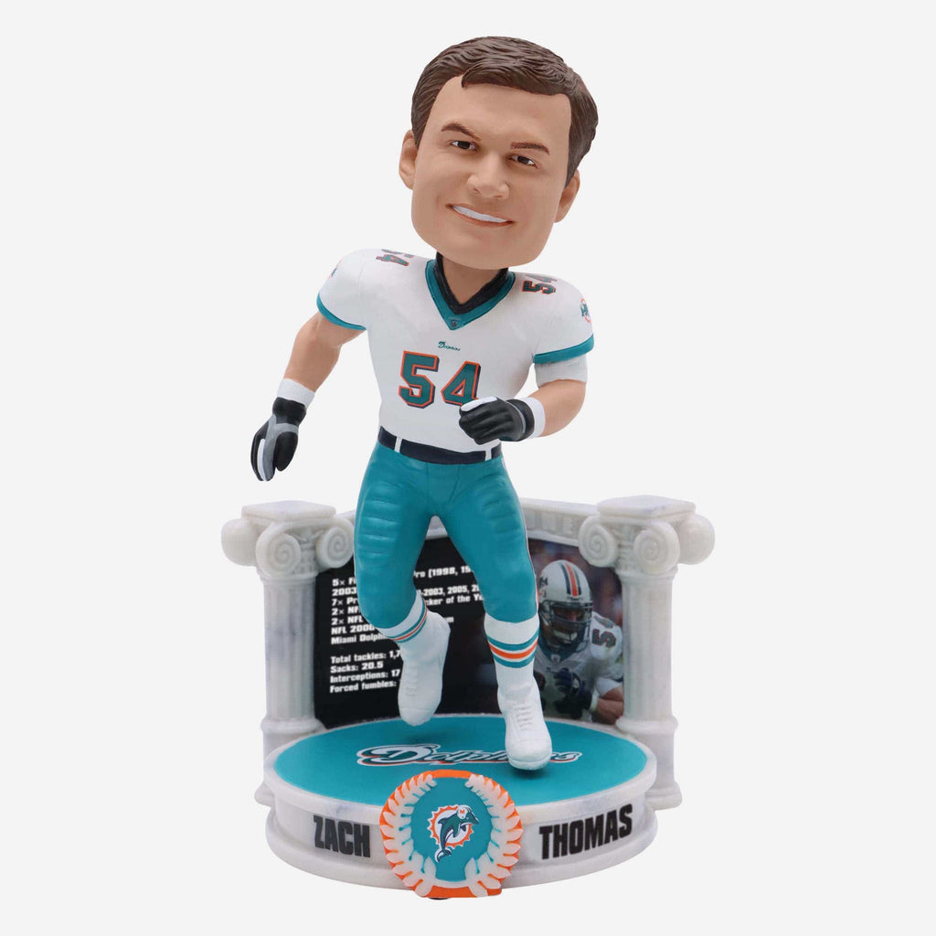 Zach Thomas Miami Dolphins Career Retrospective Bobblehead FOCO