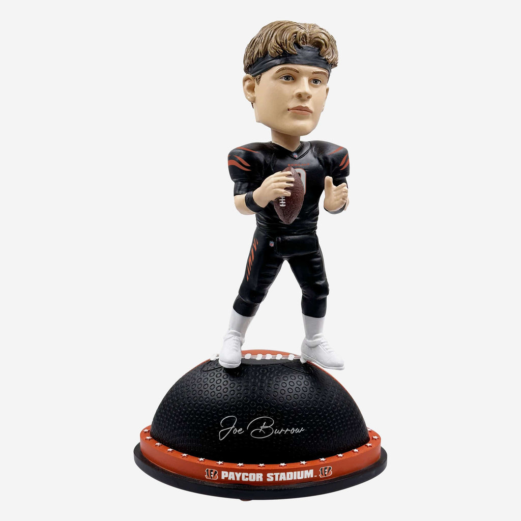 Joe Burrow Cincinnati Bengals Magnetic Stadium Base Bobblehead FOCO