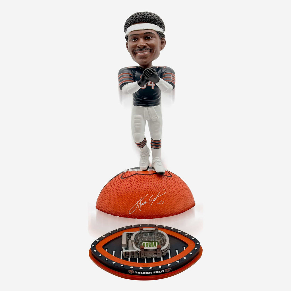 Walter Payton Chicago Bears Magnetic Stadium Base Bobblehead FOCO