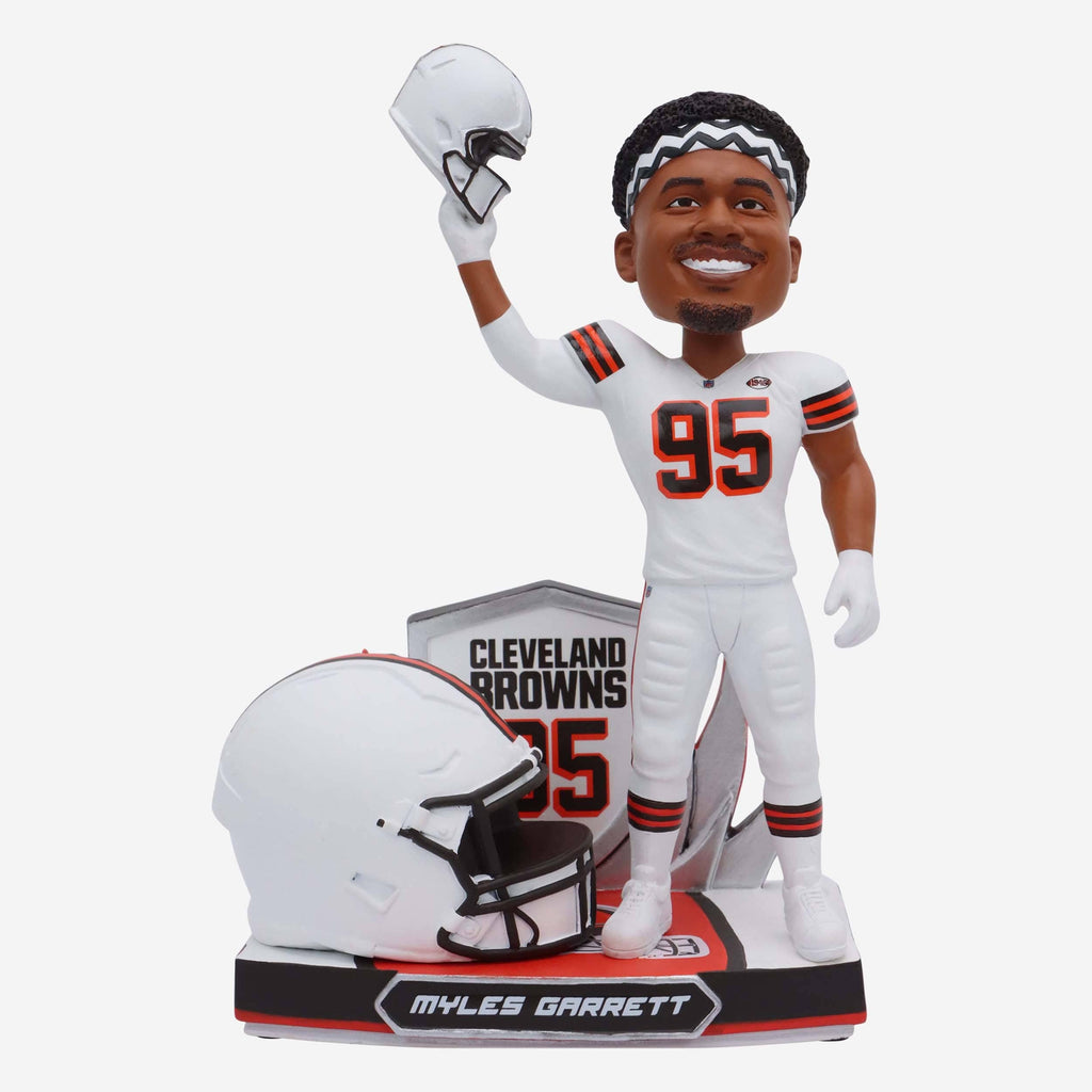 Myles Garrett Cleveland Browns 2023 Alternate Helmet Bobblehead FOCO