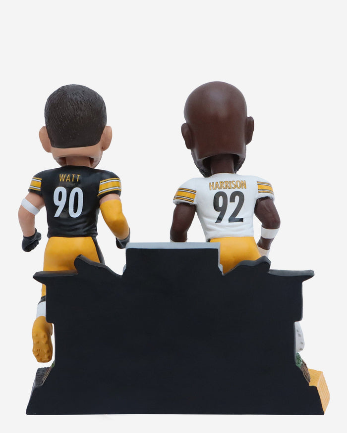 James Harrison & TJ Watt Pittsburgh Steelers Then and Now Bobblehead FOCO