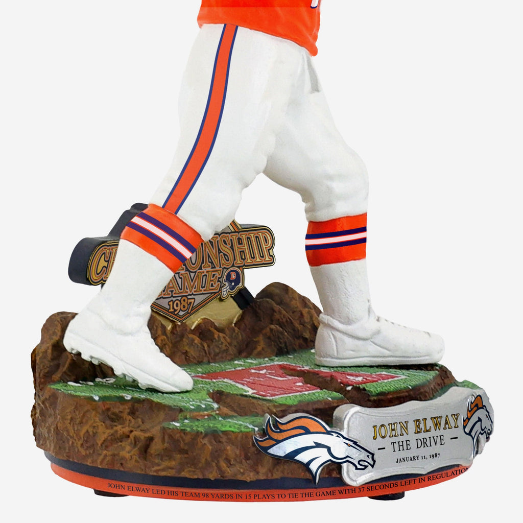 John Elway Denver Broncos The Drive Bobblehead FOCO