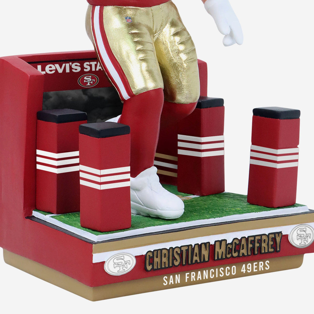 Christian McCaffrey San Francisco 49ers Tunnel Entrance Bobblehead FOCO