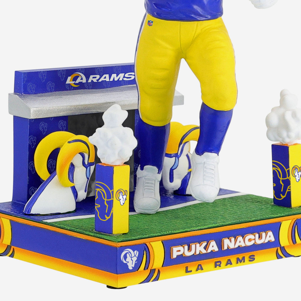 Puka Nacua Los Angeles Rams Tunnel Entrance Bobblehead FOCO