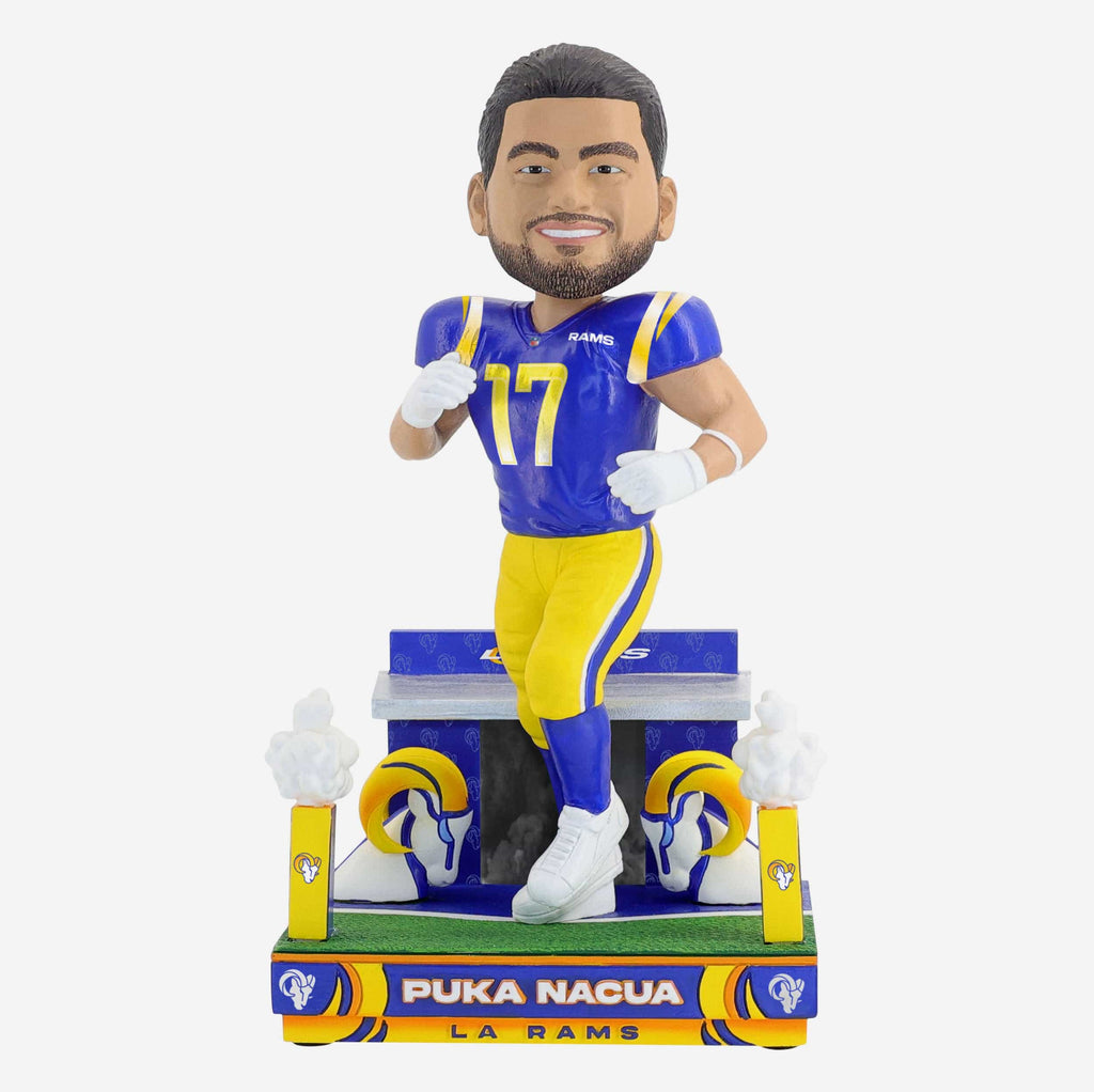 Puka Nacua Los Angeles Rams Tunnel Entrance Bobblehead FOCO