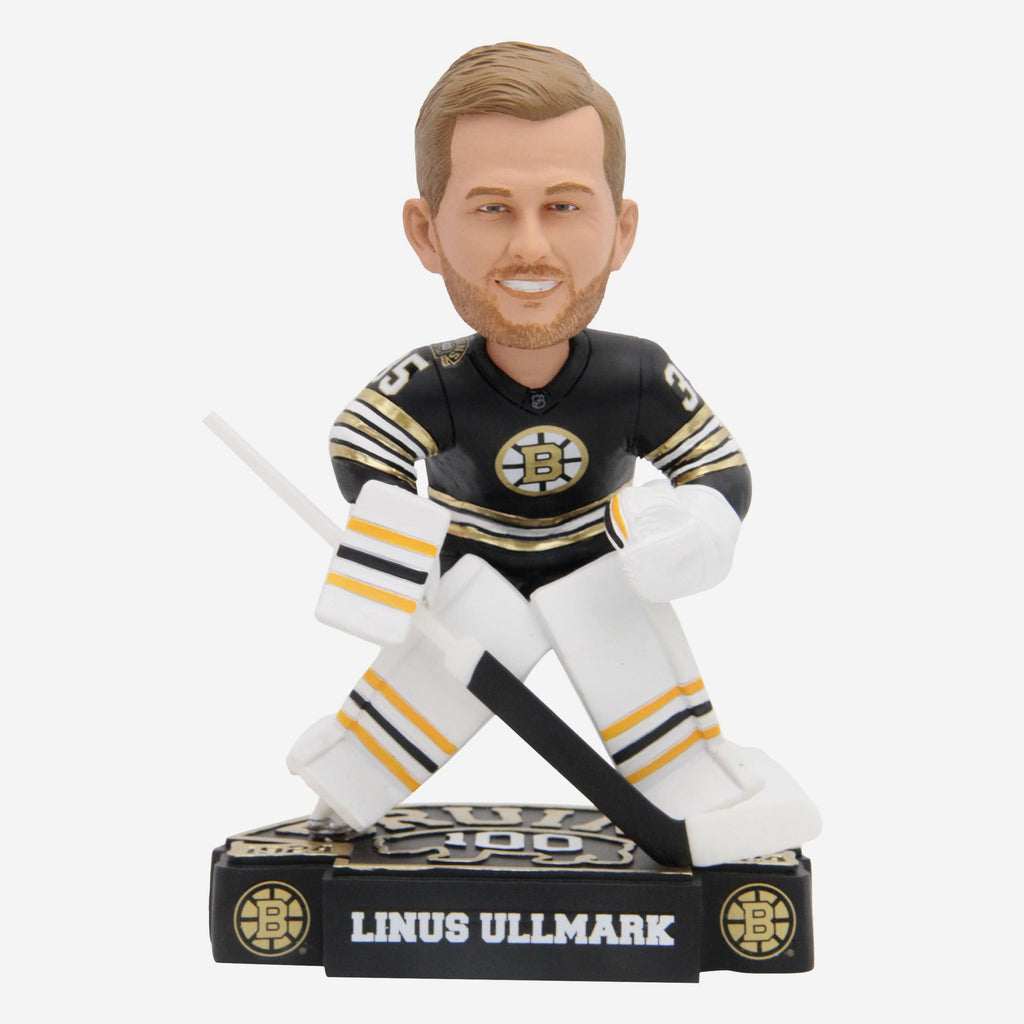 Linus Ullmark Boston Bruins 100th Anniversary Bobblehead FOCO