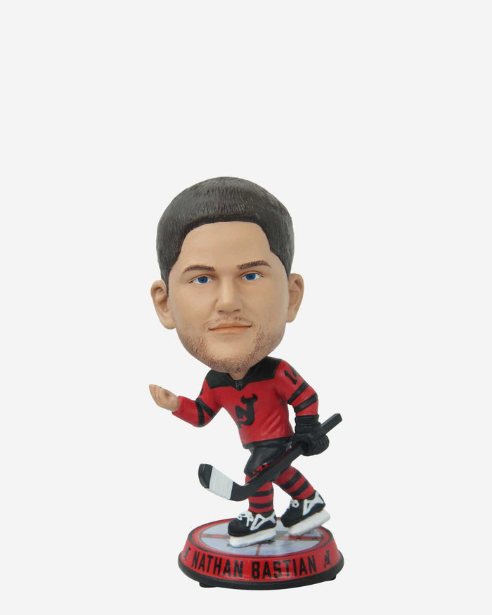 Nathan Bastian New Jersey Devils 2024 Stadium Series Celly Ice Stripe FOCO