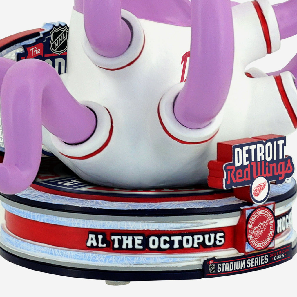 Al the Octopus Detroit Red Wings 2025 Stadium Series Mascot Bobblehead FOCO