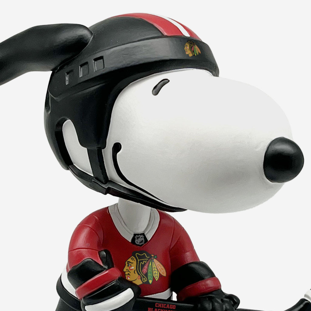 Chicago Blackhawks Snoopy Peanuts Bighead Bobblehead FOCO