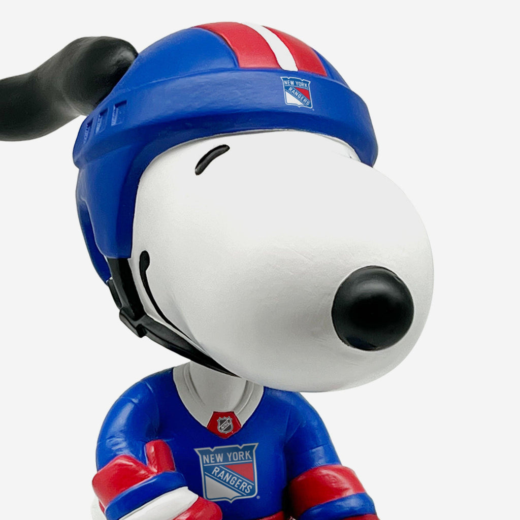 New York Rangers Snoopy Peanuts Bighead Bobblehead FOCO