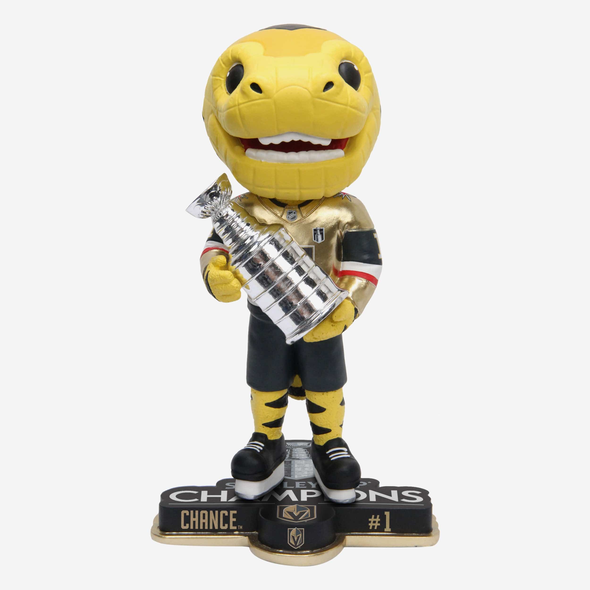 Chance Vegas Golden Knights 2023 Stanley Cup Champions Mascot Bobblehe FOCO
