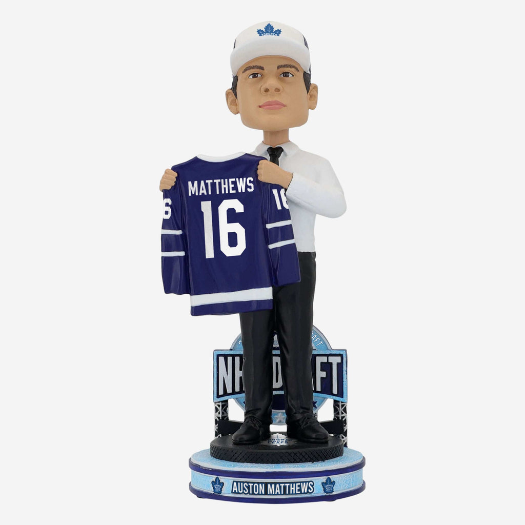 Auston Matthews Toronto Maple Leafs 2016 Draft Pick Bobblehead FOCO