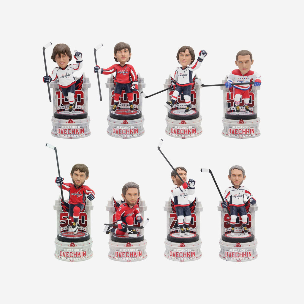 Alex Ovechkin Washington Capitals Gr8 Chase Bobblehead Set FOCO