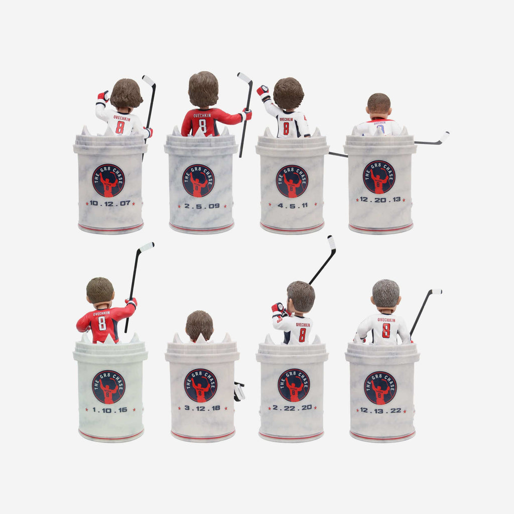 Alex Ovechkin Washington Capitals Gr8 Chase Bobblehead Set FOCO