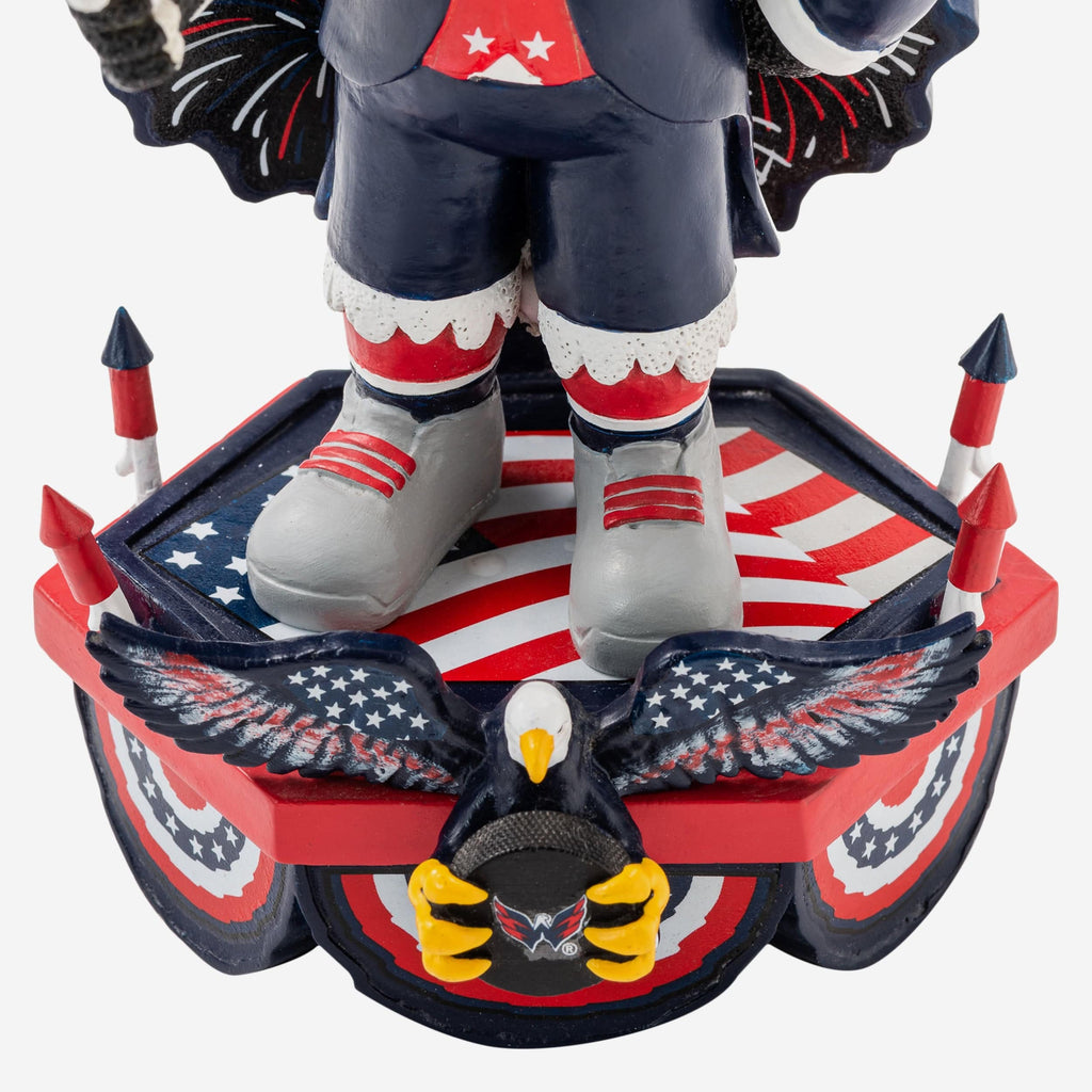Slapshot Washington Capitals Americana Mascot Bobblehead FOCO