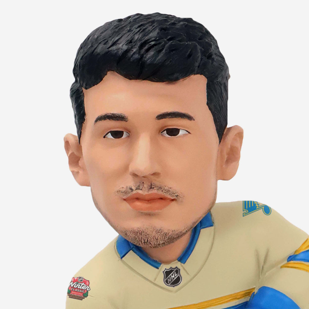 Jordan Kyrou St Louis Blues 2025 Winter Classic Bobblehead FOCO
