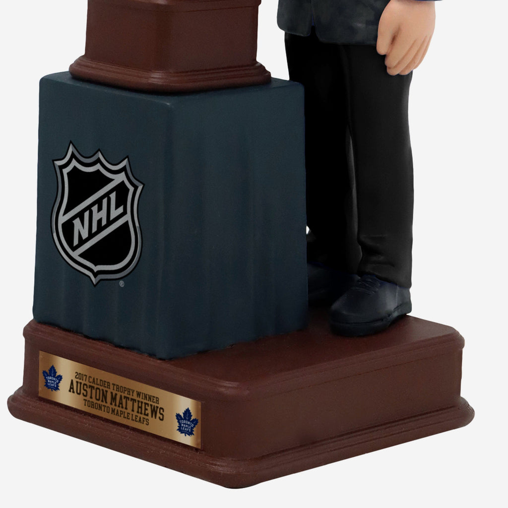 Auston Matthews Toronto Maple Leafs 2017 Calder Memorial Trophy Bobble FOCO