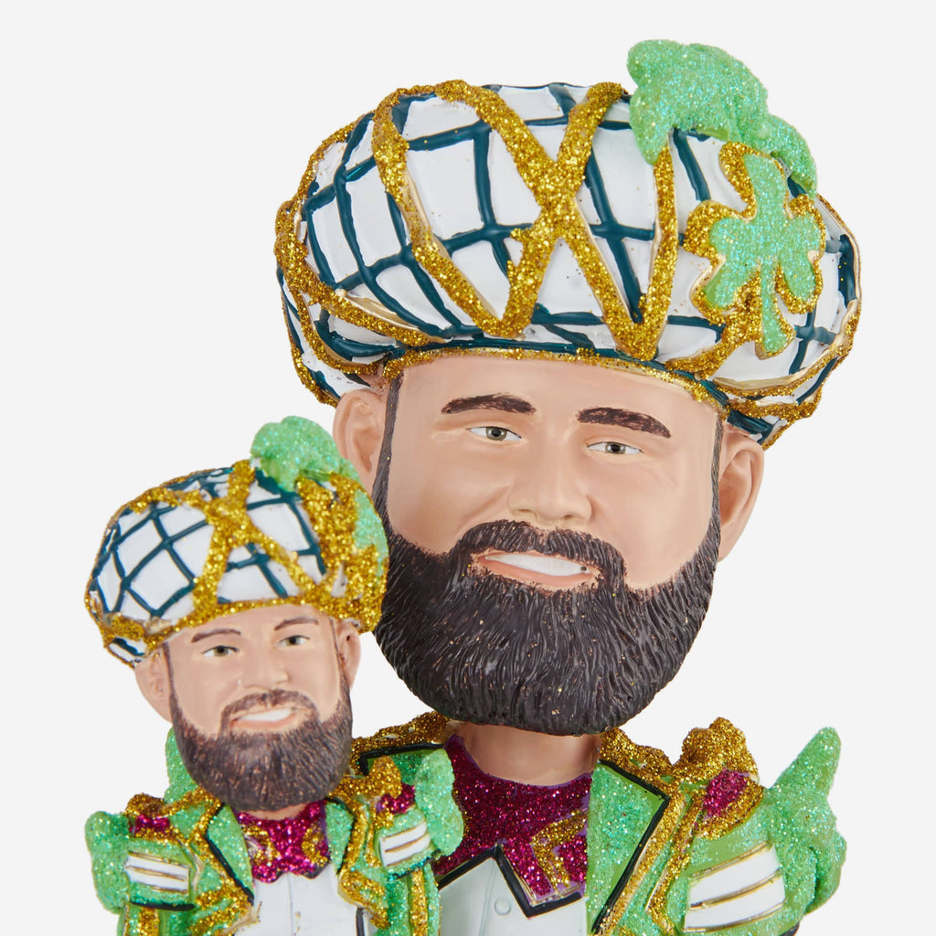 Jason Kelce Mummer Suit Bobble Dubblz Bobblehead FOCO