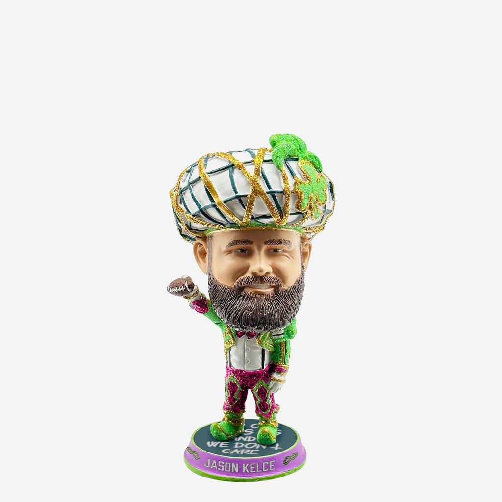 Jason Kelce Mummer Suit Mini Bighead Bobblehead FOCO