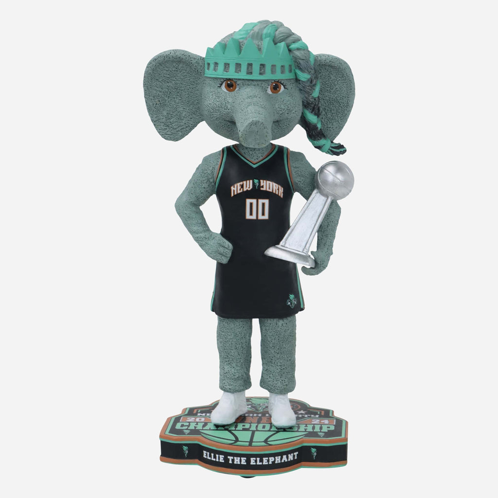Ellie The Elephant New York Liberty 2024 WNBA Champions Mascot Bobbleh FOCO