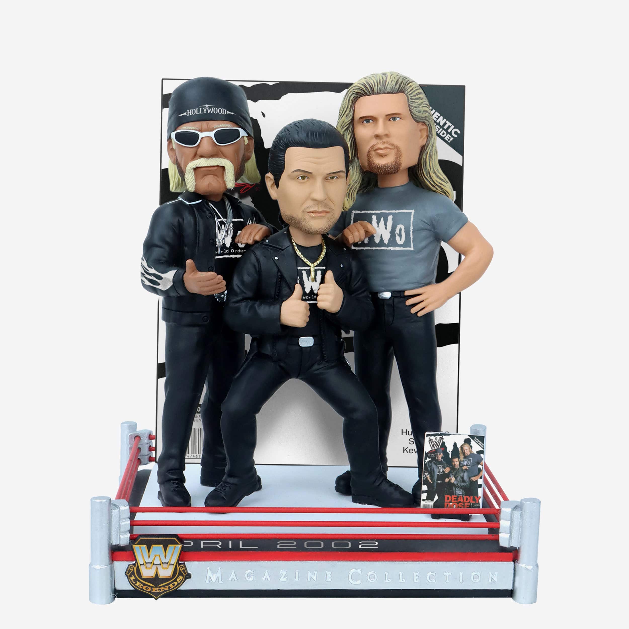 Hulk Hogan & Scott Hall & Kevin Nash nWo Deadly Pose WWE Magazine Cove FOCO