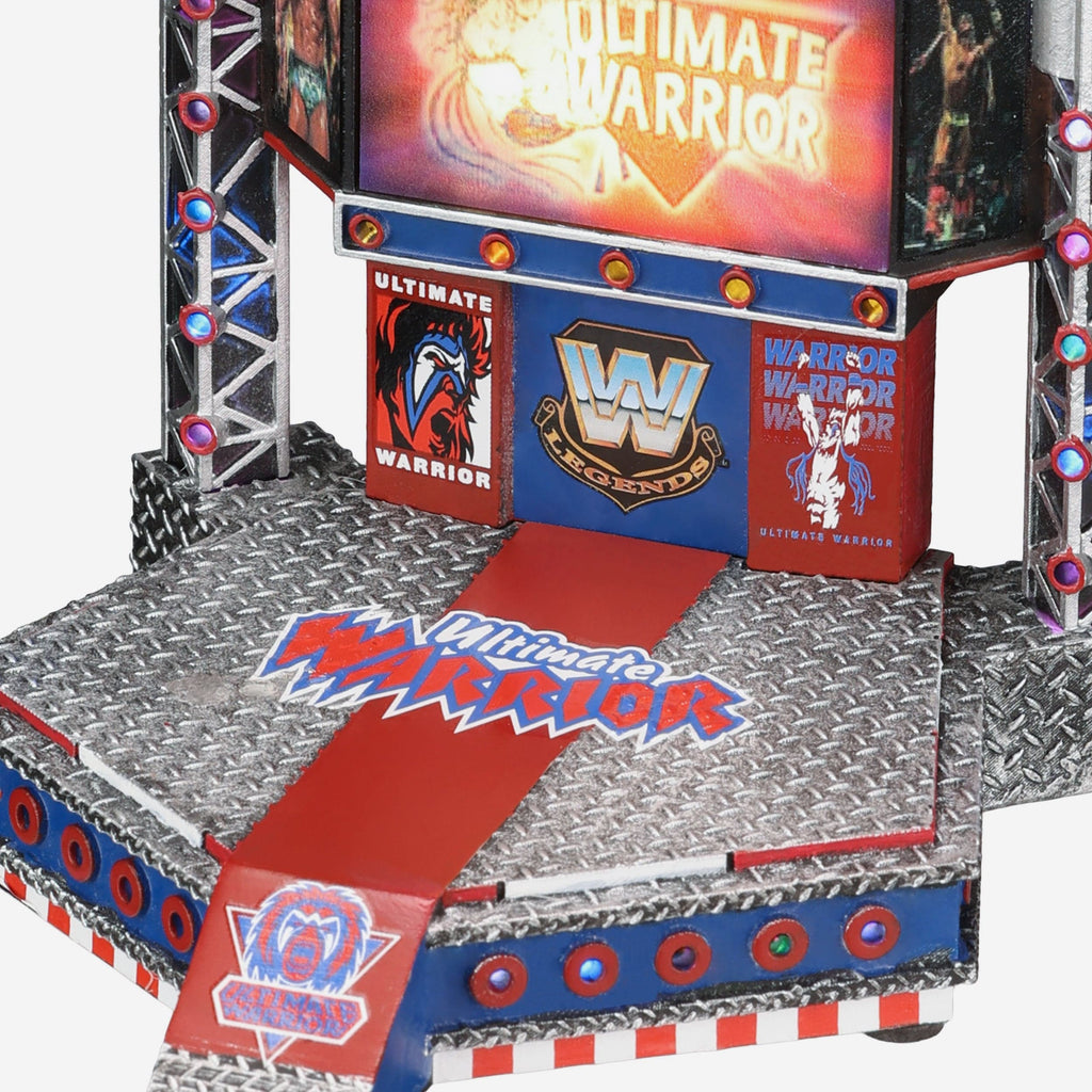 Ultimate Warrior WWE Light Up Stage Entrance Bobblehead FOCO