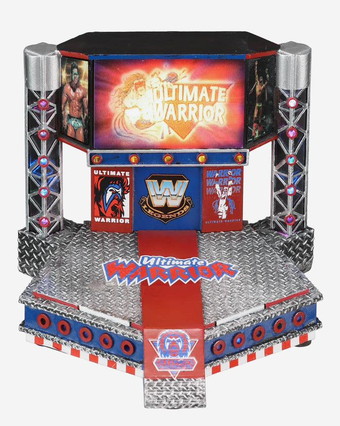 Ultimate Warrior WWE Light Up Stage Entrance Bobblehead FOCO
