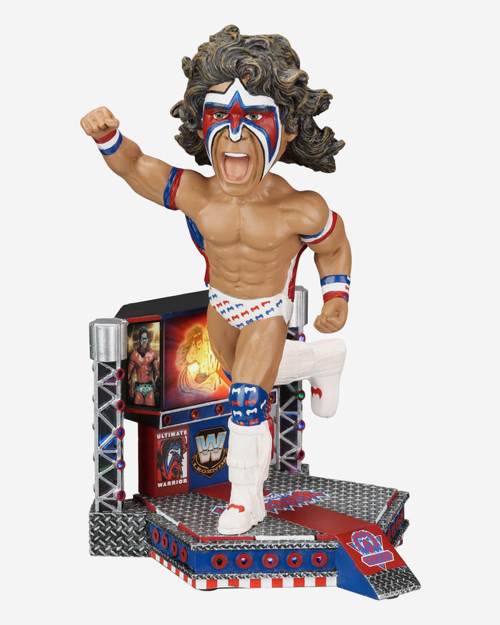 Ultimate Warrior WWE Light Up Stage Entrance Bobblehead FOCO
