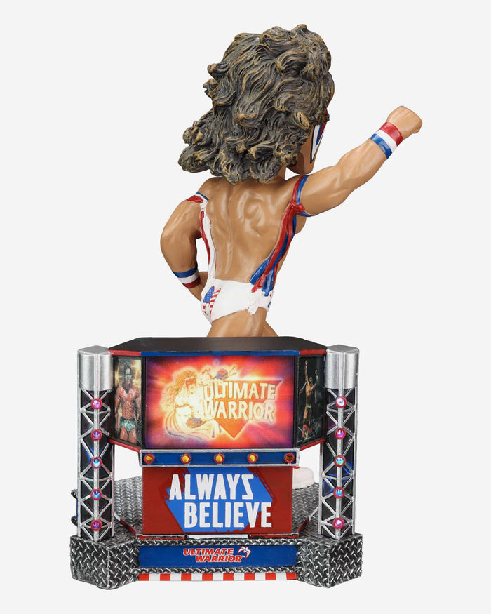 Ultimate Warrior WWE Light Up Stage Entrance Bobblehead FOCO
