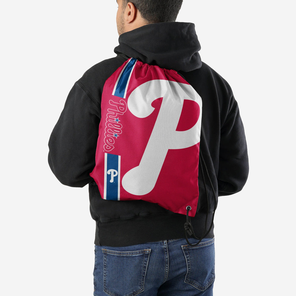 Philadelphia Phillies Big Logo Drawstring Backpack FOCO
