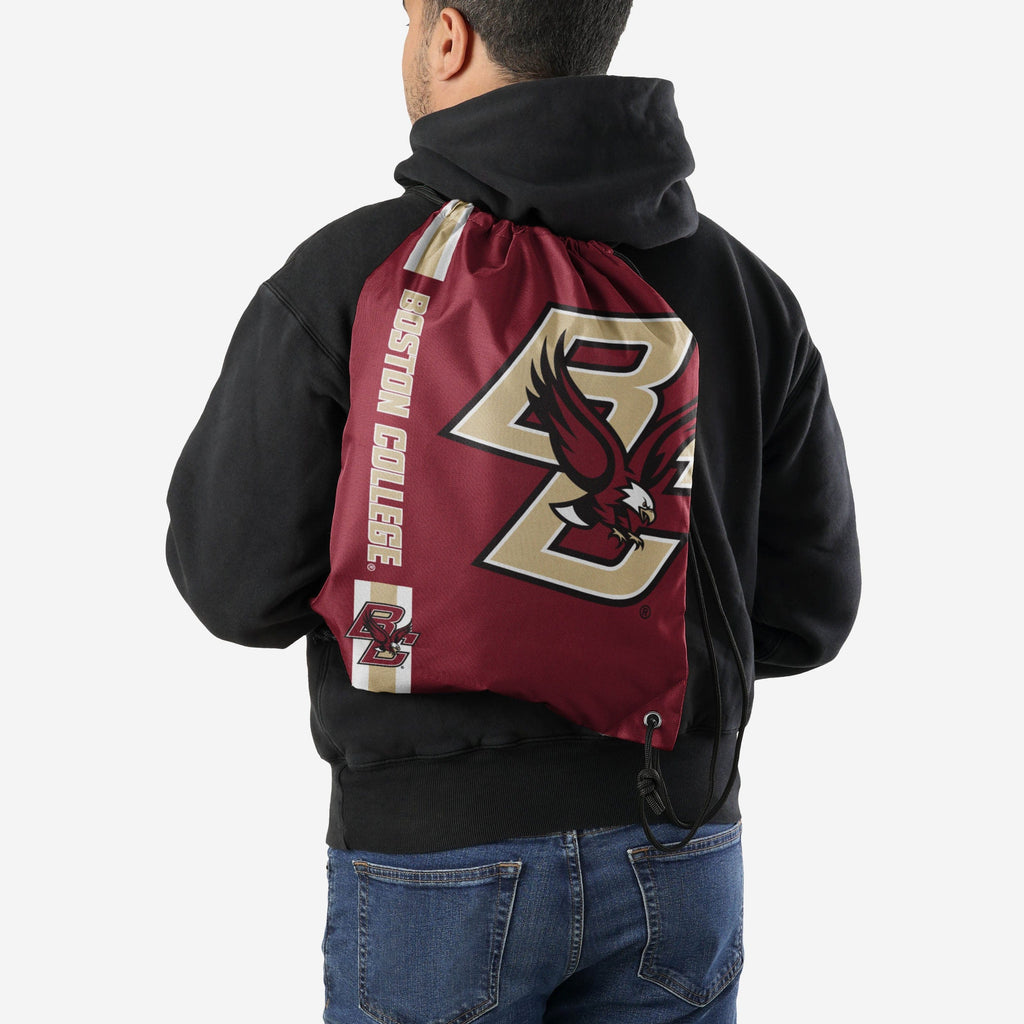 Boston College Eagles Big Logo Drawstring Backpack FOCO