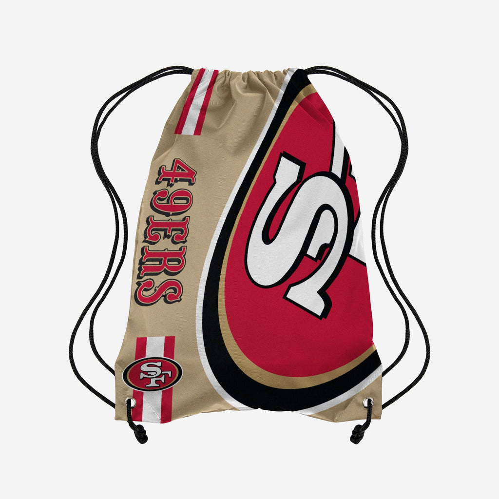 San Francisco 49ers Gold Alternate Color Big Logo Drawstring Backpack FOCO