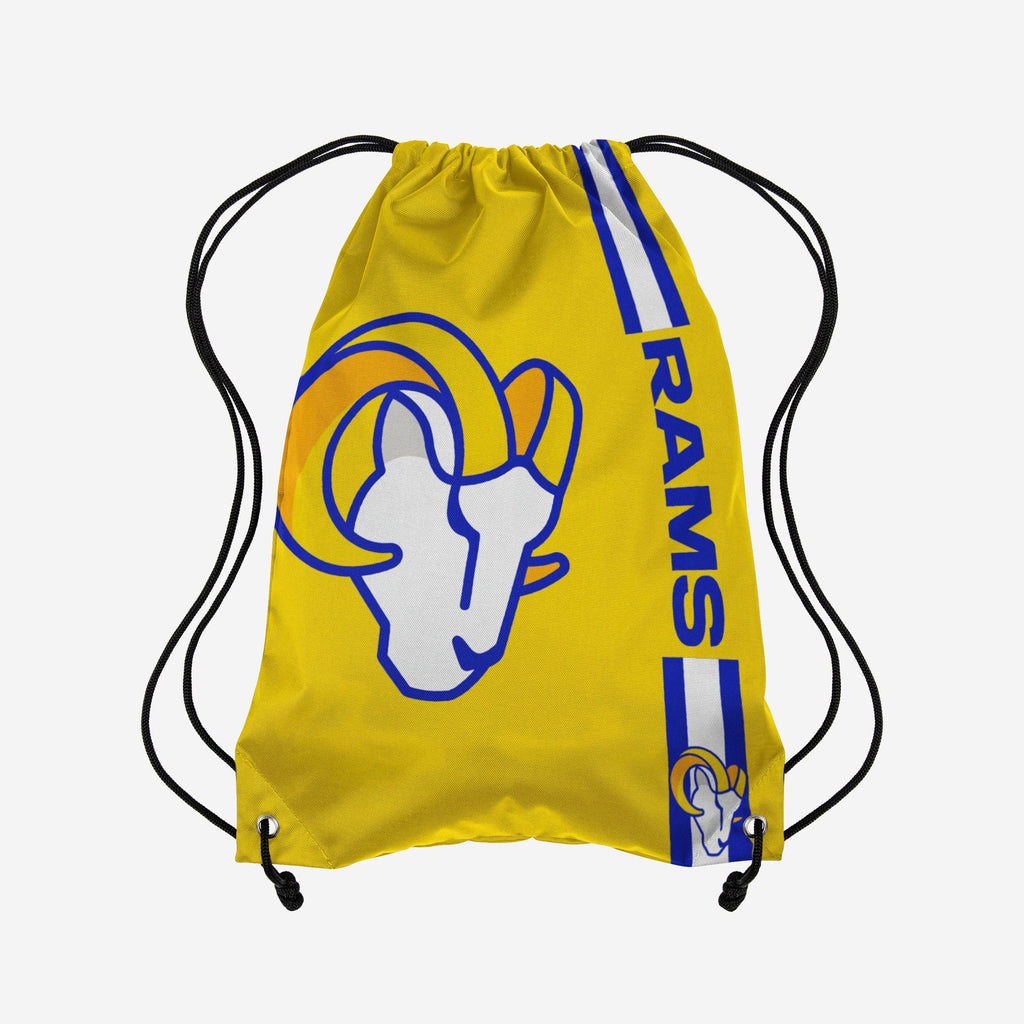 Los Angeles Rams Yellow Alternate Color Big Logo Drawstring Backpack FOCO