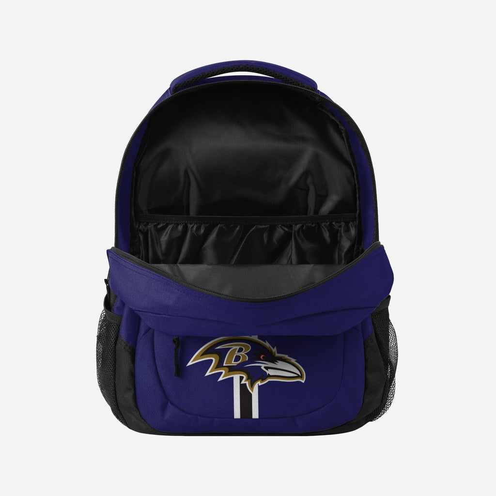 Baltimore Ravens Purple Alternate Color Action Backpack FOCO