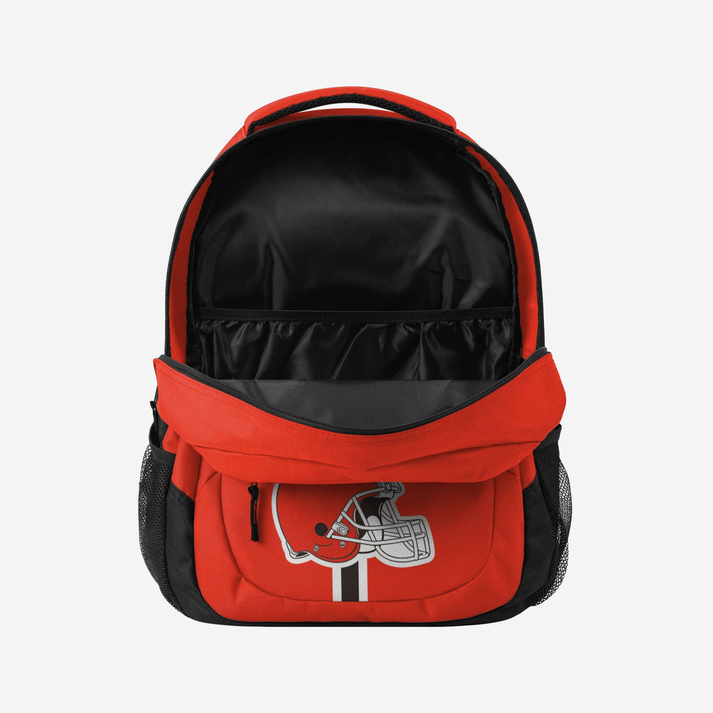 Cleveland Browns Orange Alternate Color Action Backpack FOCO