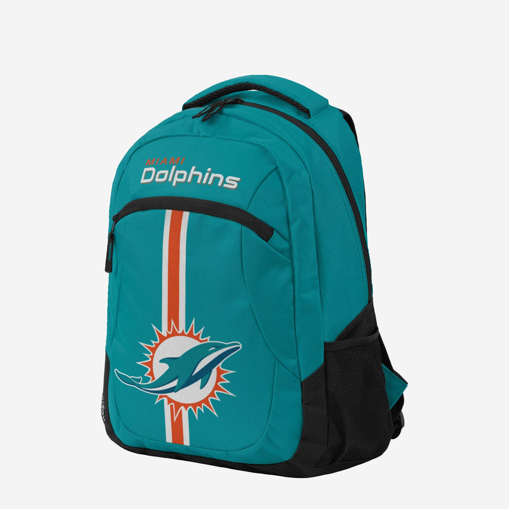 Miami Dolphins Teal Alternate Color Action Backpack FOCO