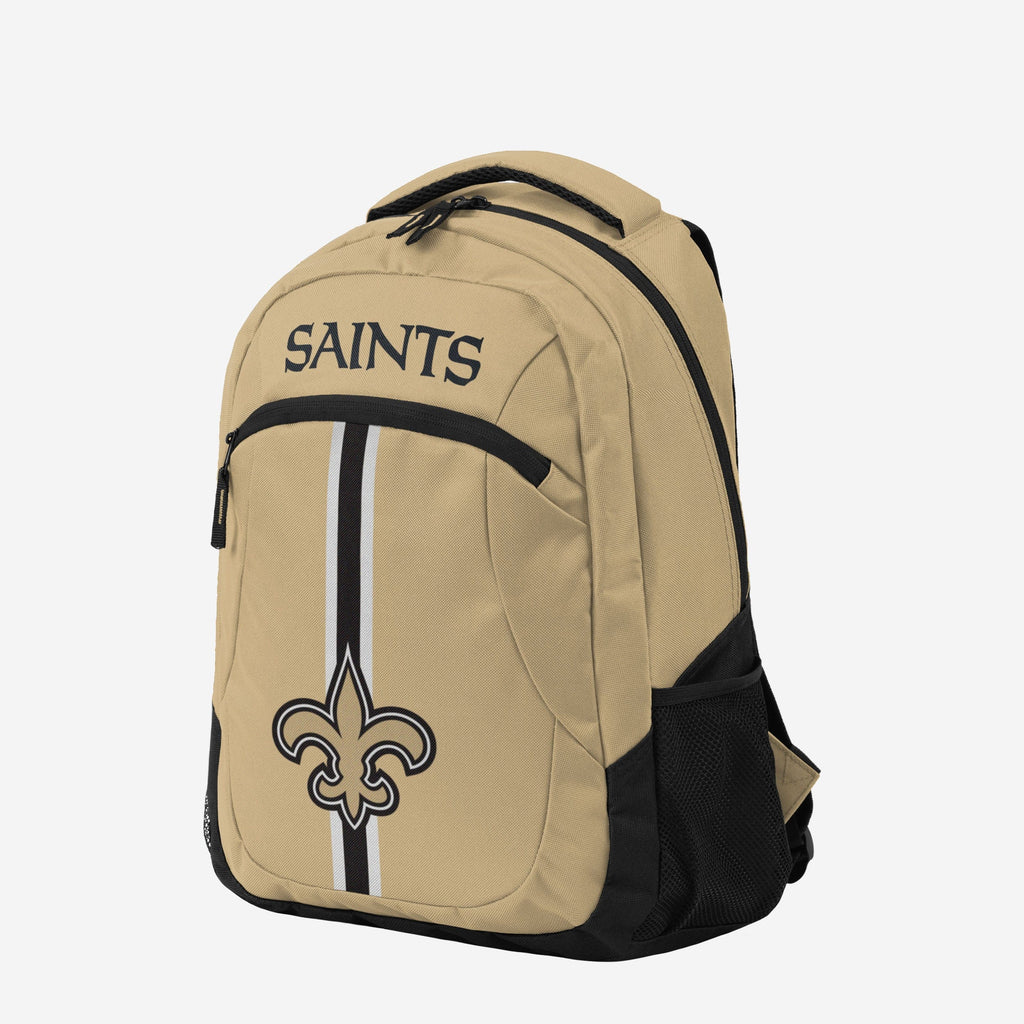 New Orleans Saints Old Gold Alternate Color Action Backpack FOCO