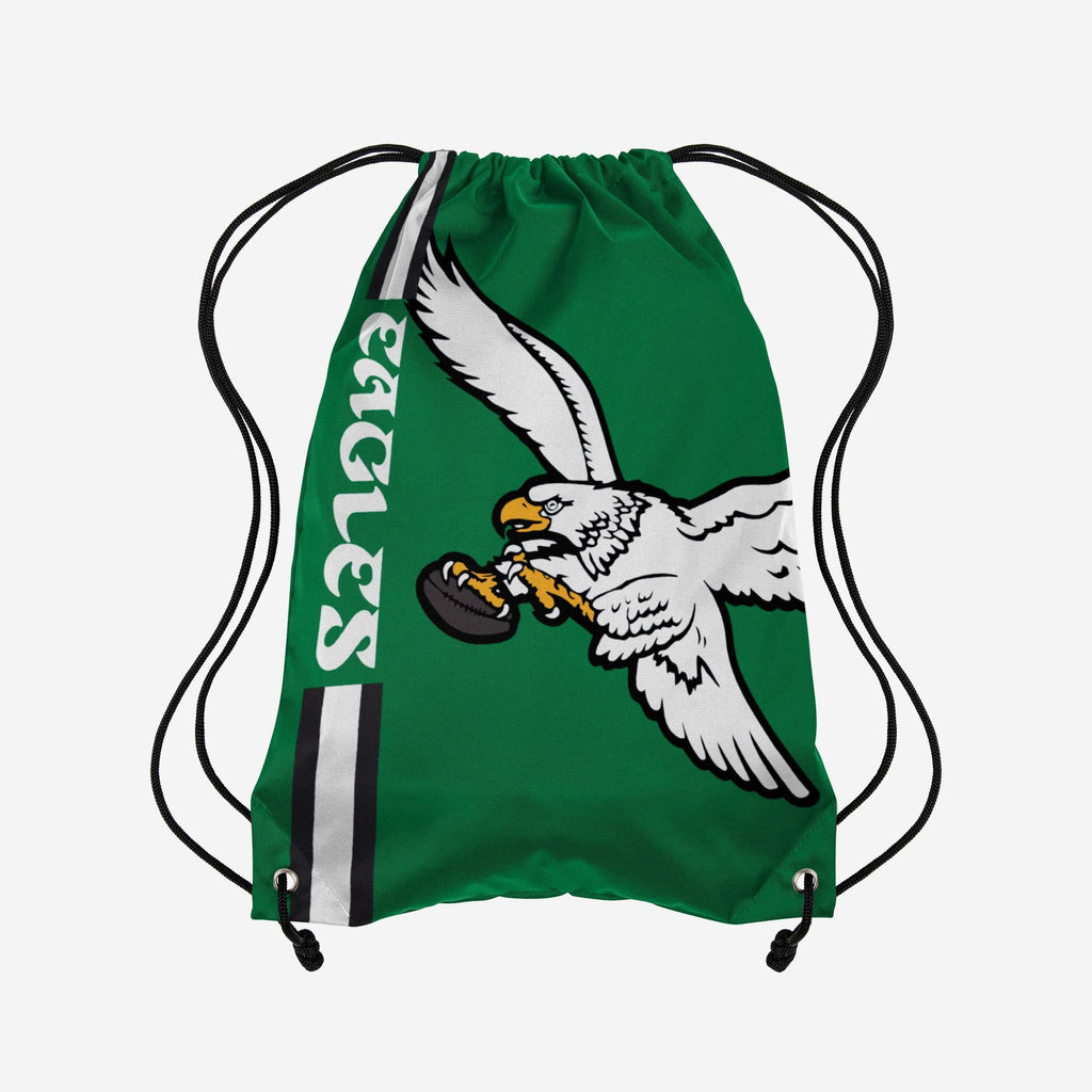 Philadelphia Eagles Retro Kelly Green Big Logo Drawstring Backpack FOCO