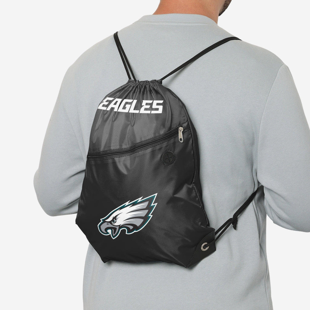 Philadelphia Eagles Pocket Drawstring Backpack FOCO